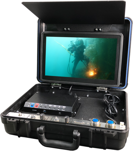CON-3500/D | HD Dual Diver Video & Light Console | Outland Technology