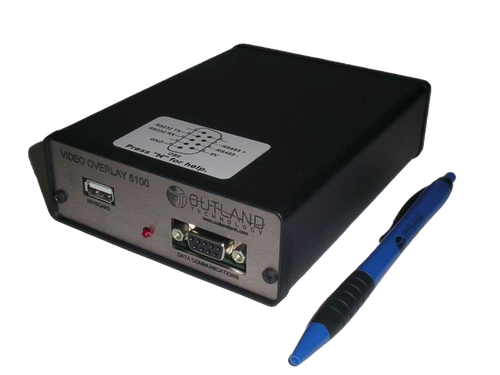 6100 Stand Alone RS-232/Video Overlay Unit | Outland Technology