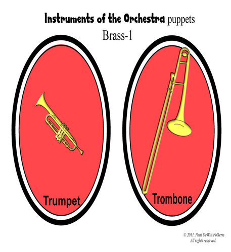 Instruments of the Orchestra “puppets” - Brass | Patti DeWitt