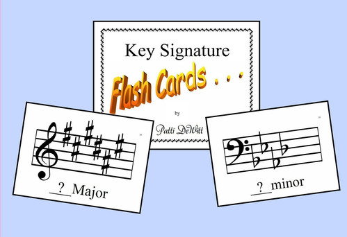 Key Signature Flashcards | Patti DeWitt