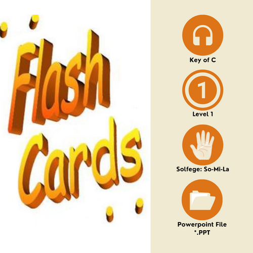 Level 1 Solfege Flashcards - So-Mi-La in C | Patti DeWitt