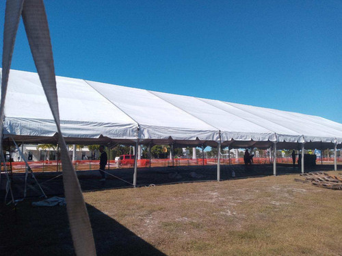 50x100 Tent, NaviTrack | Caloosa Tent & Renta