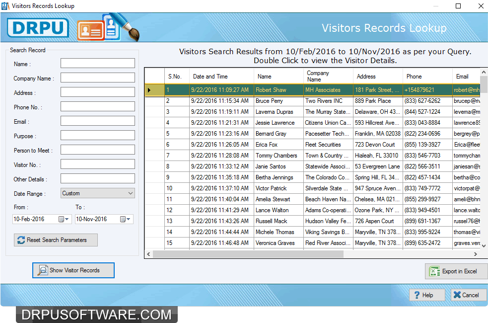 How to design visitor ID cards and manage visitors record using ID Car