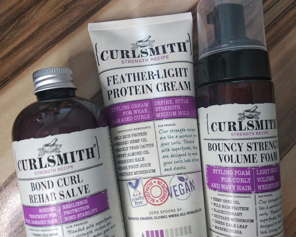 CURLSMITH | STRENGTH SUPERFOOD PROTEIN KIT | FIRST IMPRESSIONS