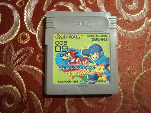Game Boy Bootleg Cartridge Rockman World 4 | Famiclone Galaxy