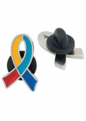 Autism Awareness Ribbon Pin | Jalen's Mix