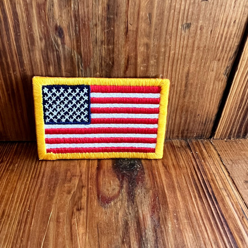 American Flag Gold Border | Whiskey 45
