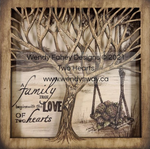 Two Hearts (Family Tree) ePACKET ePP692 | Wendy's Way