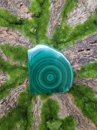 Malachite Slice | Rockcollage