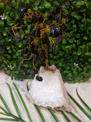 Black Tourmaline Stone Tree | Rockcollage