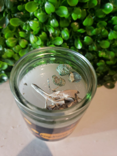 Emotional Healing Sage Intention Candle | Rockcollage