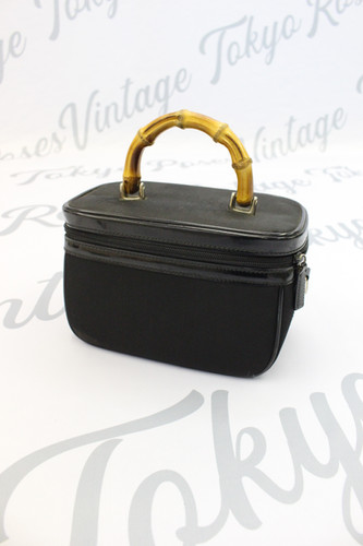 Gucci Vanity Bag Mirror Bamboo Handle | Tokyo Roses Vintage