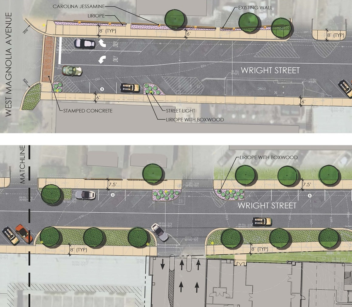 WRIGHT STREET STREETSCAPE