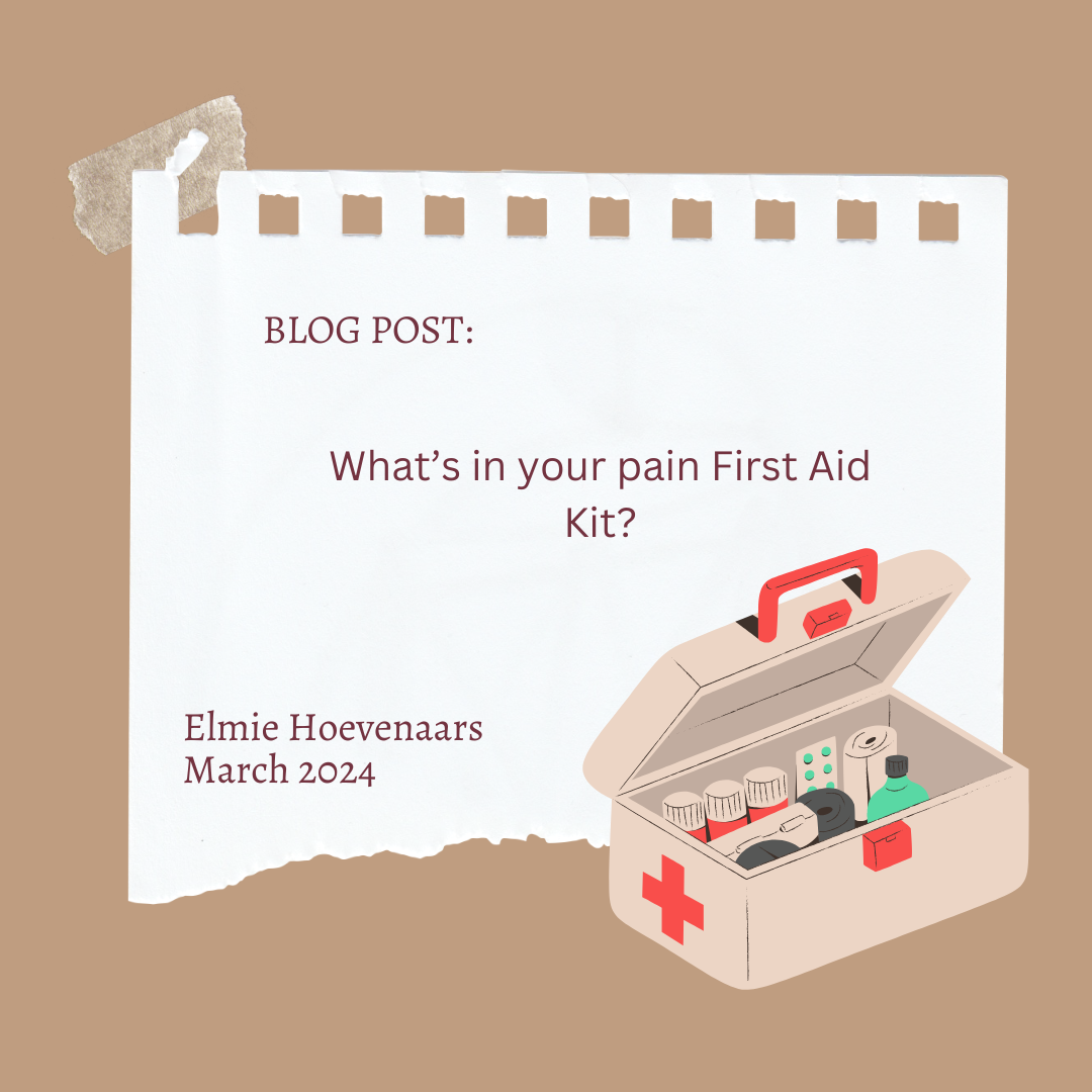 What's in your Pain First Aid Kit?