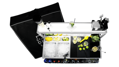 Portable bar for Catering 120 cm - Mobile bar AURA 120 | Station Deus