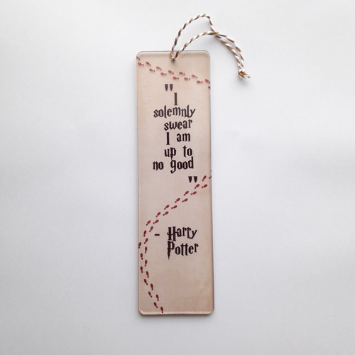 Harry Potter-Footsteps Aesthetic| Premium Clear Book-mark | Insway Pixels