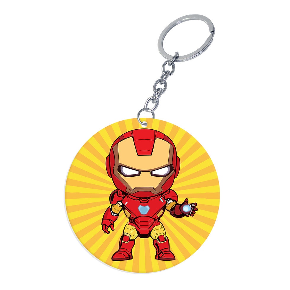 Marvel | Iron Man Chibi | Acrylic Keychain | Insway Pixels