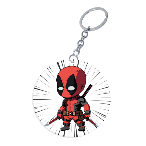Marvel | Deadpool Chibi | Acrylic Keychain | Insway Pixels