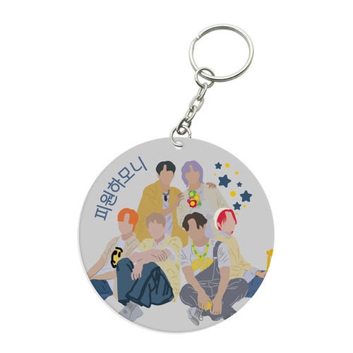 P1 Harmony Illustration and Light Stick Keychain | Insway Pixels