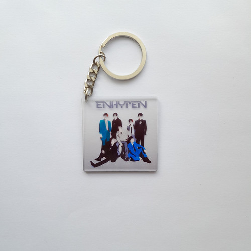 Enhypen | Illustration | Clear Acrylic Keychain | Insway Pixels