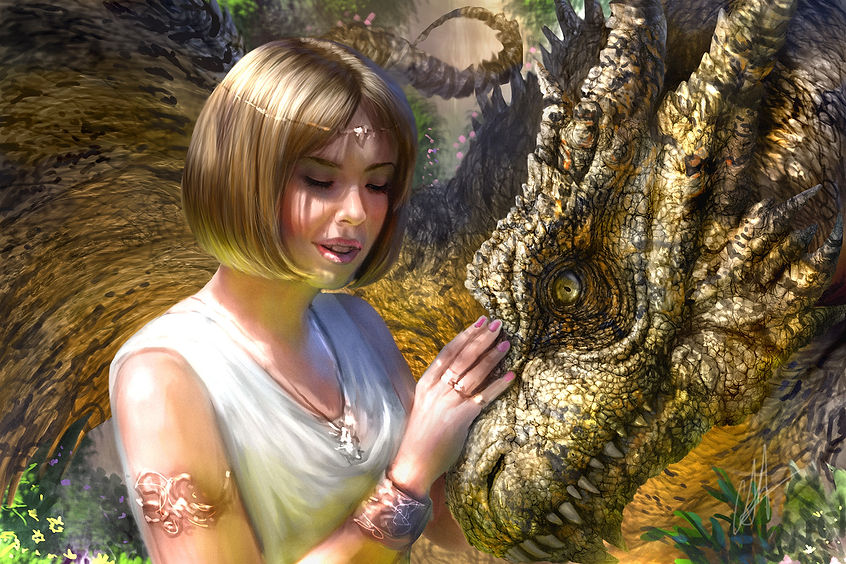 sarah dragon | Art of Chris Scalf
