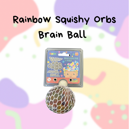 Rainbow Squishy Orb Brain Ball | busylittlebosses