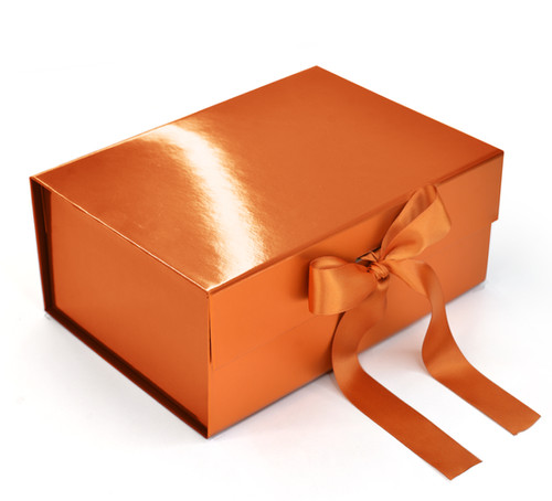 Copper Luxe Foldable Gift Box | Buy Rigid Boxes