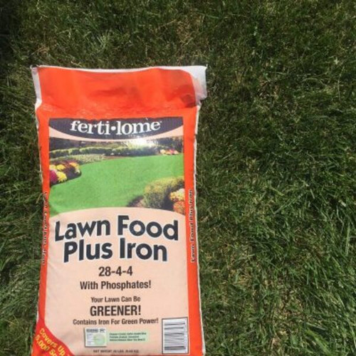 Fertilome Lawn Food Plus Iron - NPK Fertilizer for a Greener Lawn