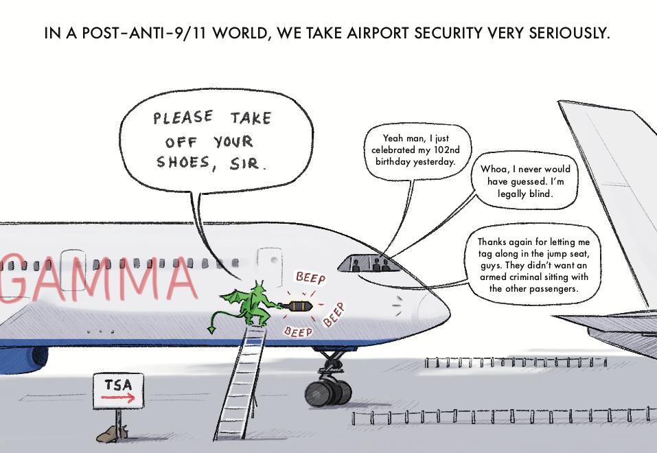 In a Post-Anti-9/11 World, We Take Airport Security Very Seriously