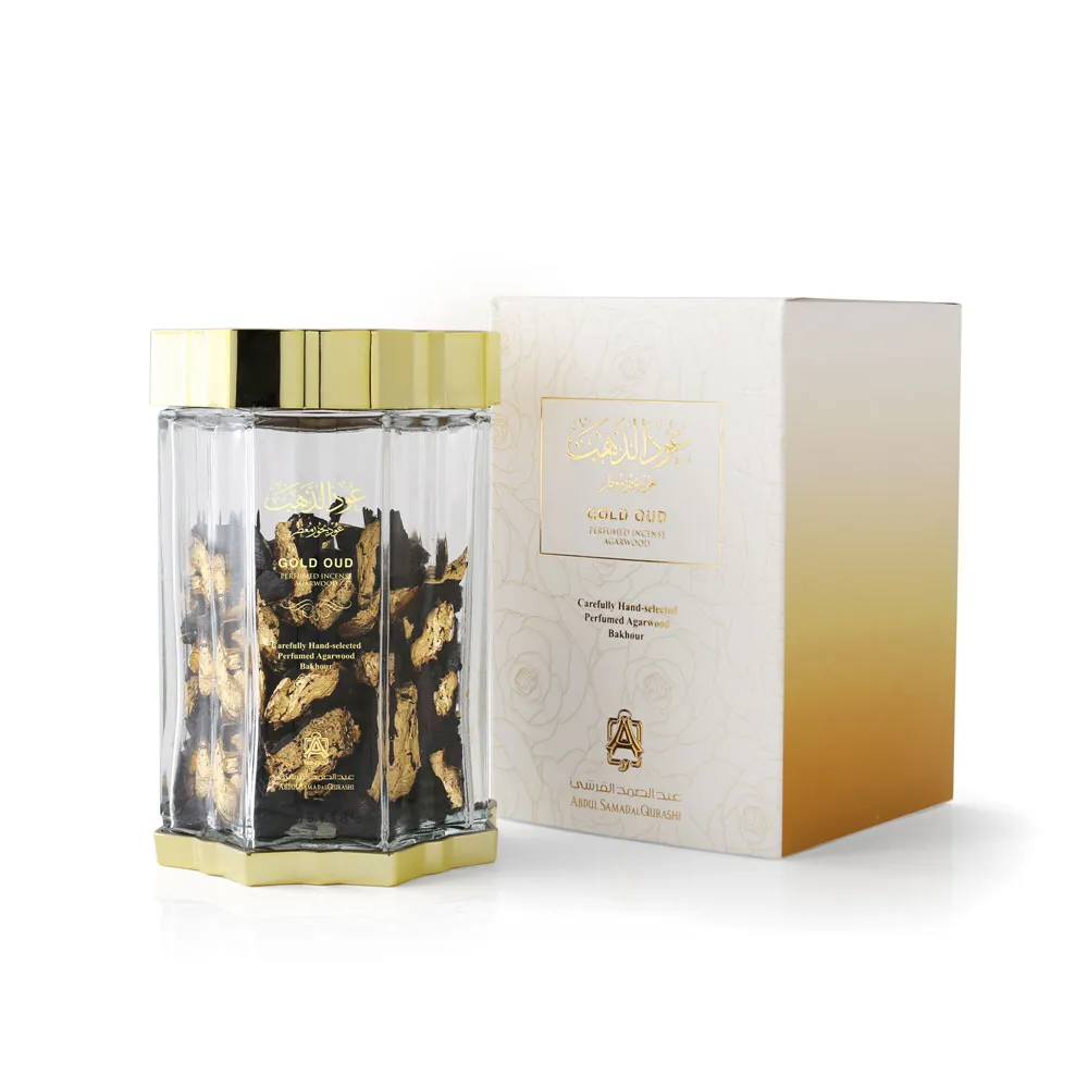 Gold Oud Perfumed Incense Agarwood 50gm Bakhoor by Abdul Samad Al ...
