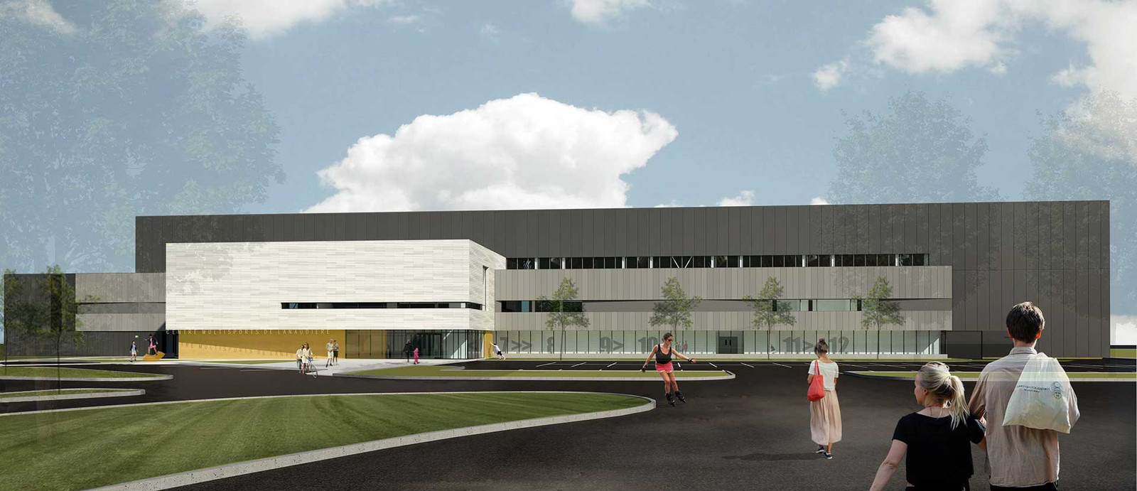 b+b architecture + design | Centre multisport de Lanaudière