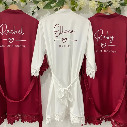 Ella Burgundy Robe | Love Pamper Company