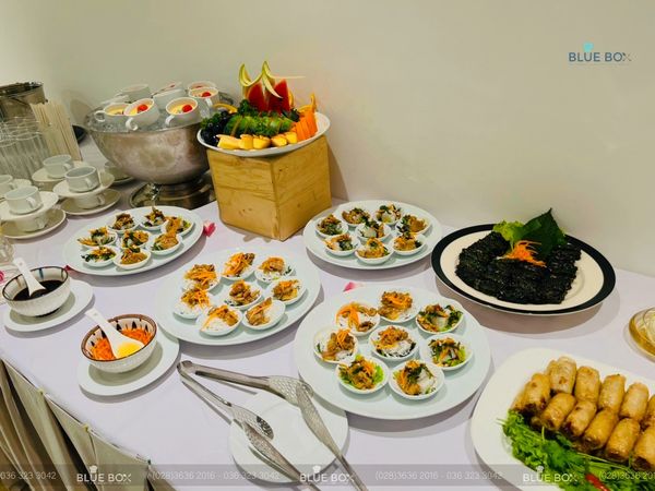 TIỆC CANAPE TRUYỀN THỐNG - Blue Box Catering · Tiệc Tea Break giá rẻ ...