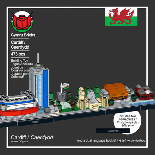 Cardiff Skyline Model | Cymru Bricks