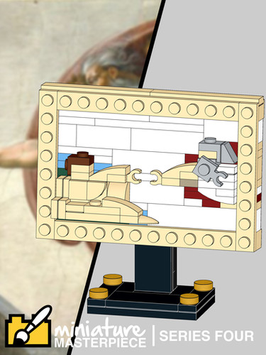 The Creation of Adam Miniature Masterpieces LEGO® art set