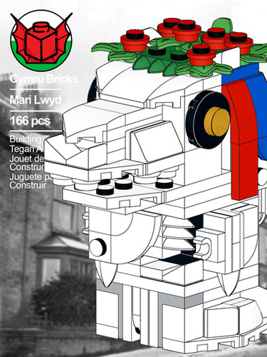 Mari Lwyd (Ltd Edition) Welsh LEGO® Set, by Cymru Bricks