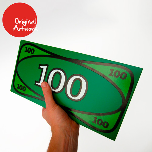 Human-Size Money Tile | Little Big Art