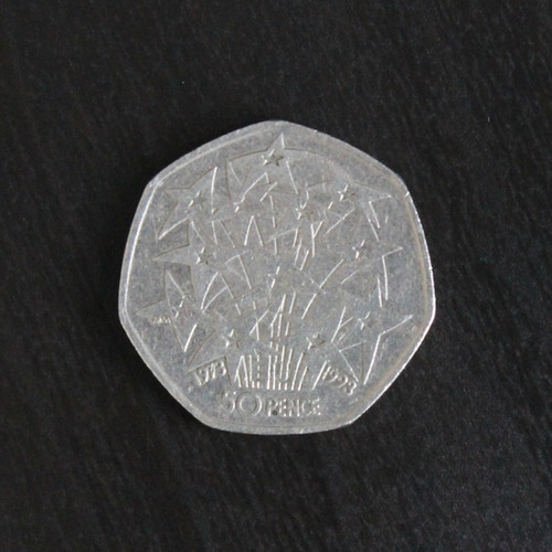1998 EU Stars 50p - CIRC | The Great British Co