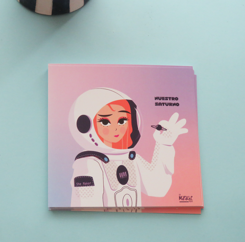 Print Nuestro Saturno | La Mapache Azul