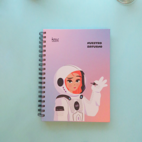 Cuaderno - Nuestro Saturno (B5) | La Mapache Azul