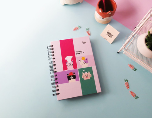 Planner Gatuno (versión Humano) | La Mapache Azul