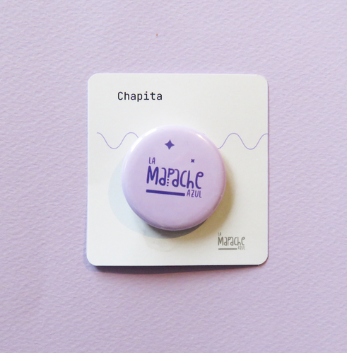 Chapita "La Mapache Azul" | La Mapache Azul