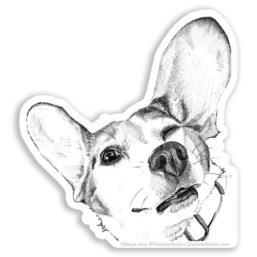 Daphne Drawing Sticker | One Lane Studios