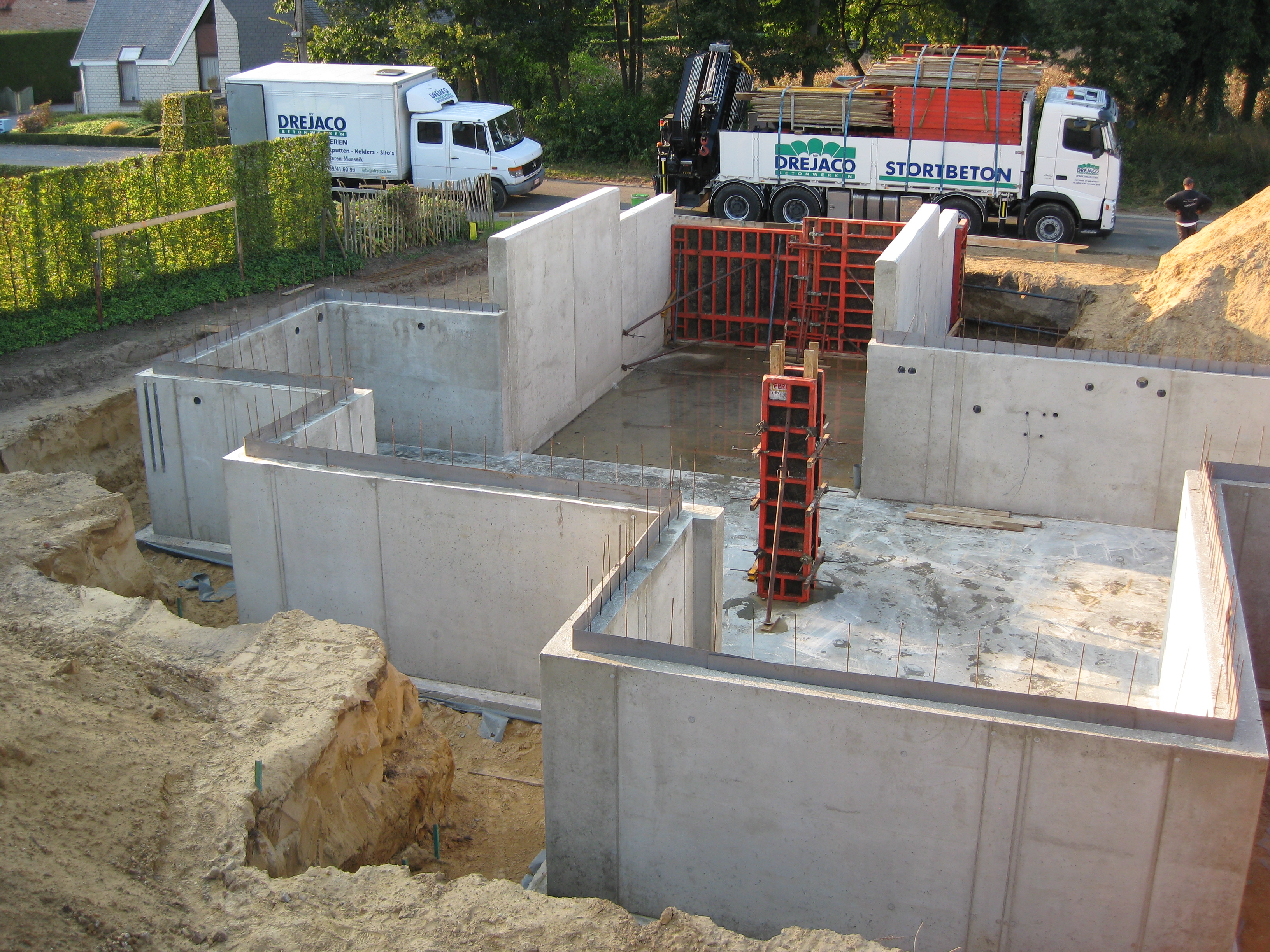 Drejaco Betonwerken NV | Waterdichte betonkelders | Maaseik, Limburg