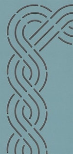 Stencil 07 - Cable Border | Paulinespatchwork