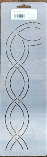 Stencil 09 - 254 Cable Border | Paulinespatchwork