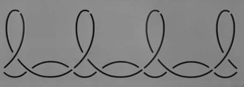 Stencil 05 (160) - Loop Border | Paulinespatchwork