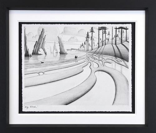 DERRICK FIELDING - MY ROCK Sketch Limited Edition | Adamo Gallery