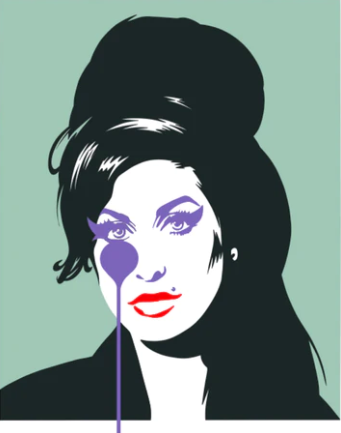 PURE EVIL - SILVER AMY WINEHOUSE | Adamo Gallery