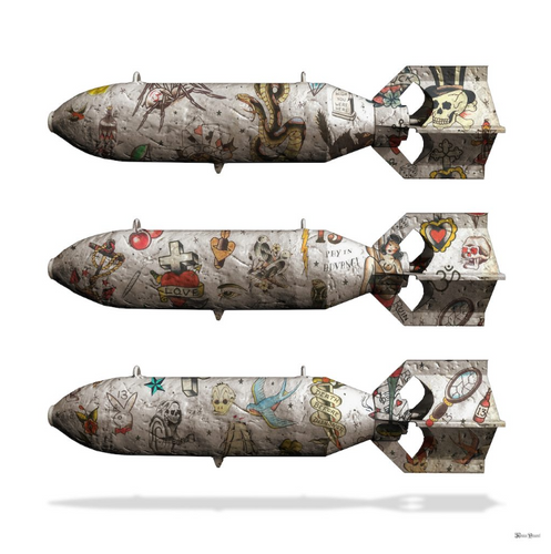 MONICA VINCENT - TATTOO BOMBS Limited Edition | Adamo Gallery